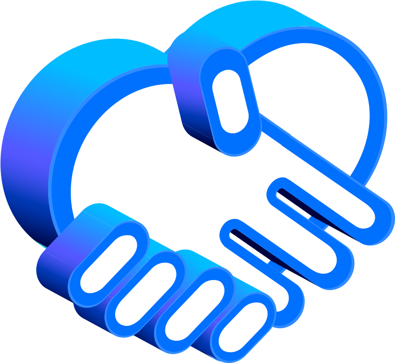 Blue Handshake Icon - Blue Handshake Icon - (1181x1181) Png Clipart ...