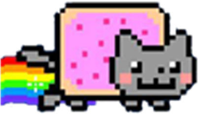 Nyan Cat Transparent Download - Nyan Cat Character - (420x420) Png ...