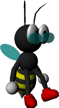 This Was An Attempt At Making A Simple-looking 3d Character, - 3d ...