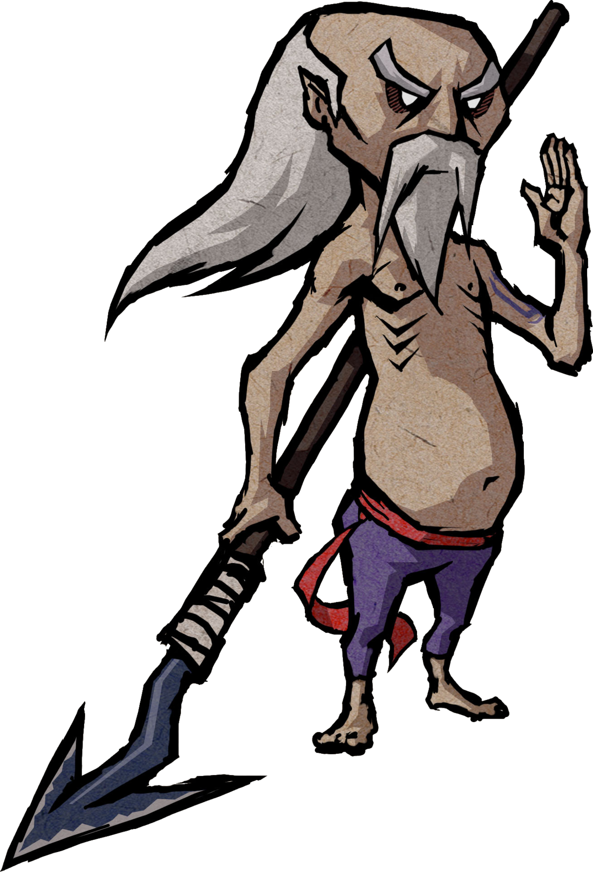 Zelda Wind Waker Characters - (1200x1762) Png Clipart Download