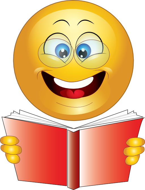 Yellow Wise Smiley Emoticon Clipart - Ready To Learn Emoji - (512x668 ...