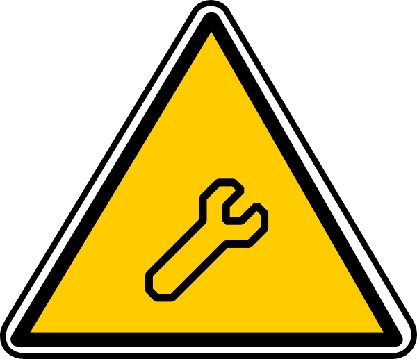 Proceed With Caution Sign Png - Full Size PNG Clipart Images Download