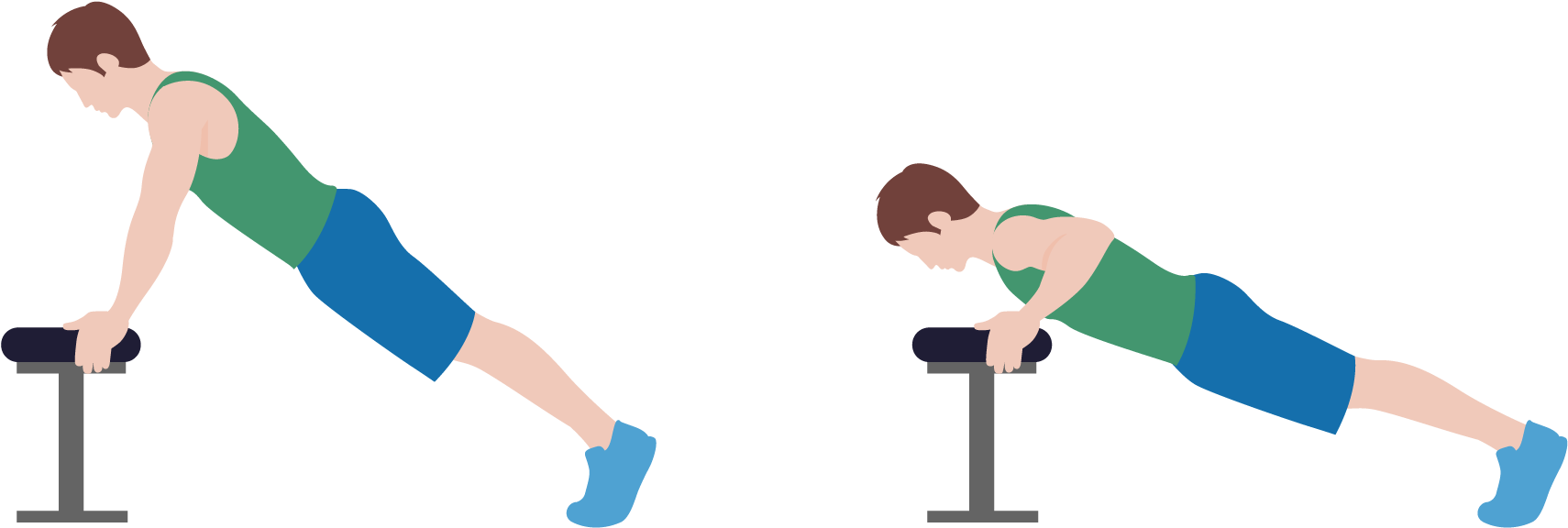 Lower Chest Push Up - (2043x911) Png Clipart Download