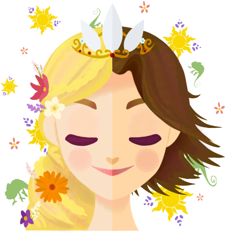 Gold Crown Clipart Transparent Background - Tangled - (500x498) Png ...