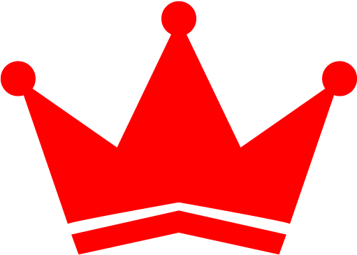 Red Crown Icon Png - (512x512) Png Clipart Download