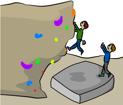 Basic Indoor Bouldering Safety - Bouldering - Full Size PNG Clipart ...