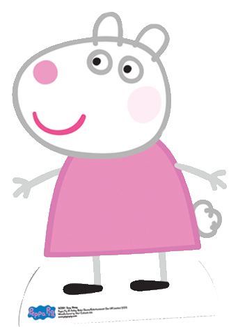 Suzy Sheep Cardboard Cutout On Ozzie Collectables - Peppa Pig Suzy ...