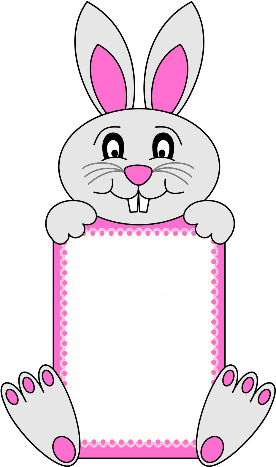 Rabbit Cliparteaster Ideasclip Art - Label - (986x1600) Png Clipart ...