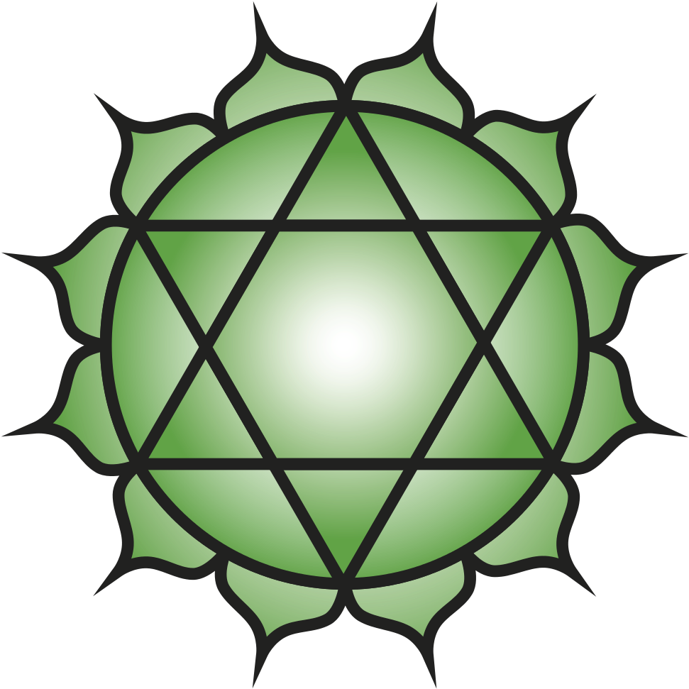 Wikipedia - Heart Chakra - (1600x1600) Png Clipart Download