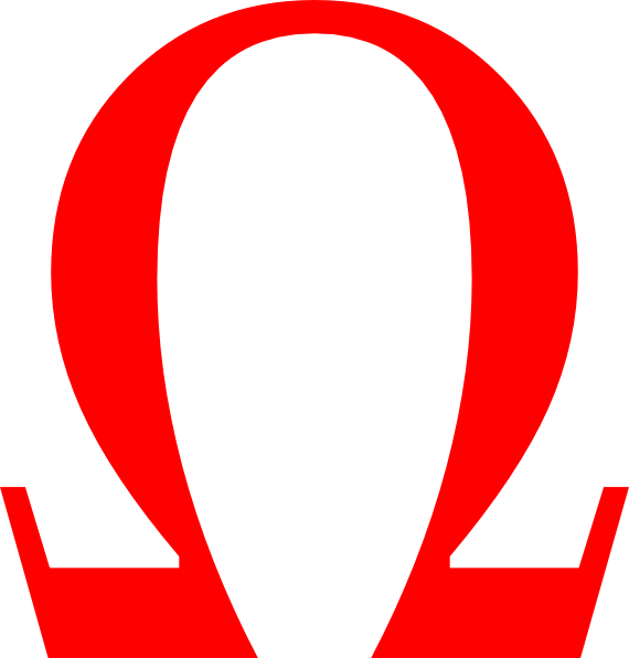 Svg Clip Art At Clker - Omega Symbol Red Png - (570x596) Png Clipart ...