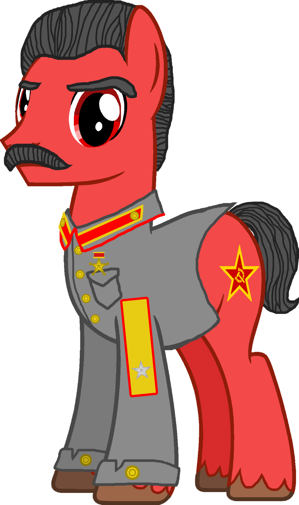 Joseph Stallion By Crisostomo-ibarra - Stalin Pony - (1024x1726) Png ...