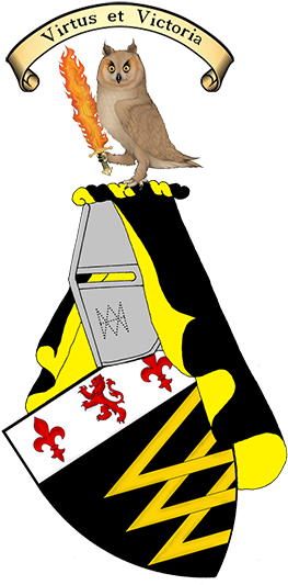 Sable Three Chevronels Issuing From Sinister Braced - Sable Three ...