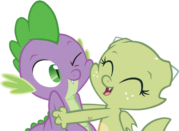 Mlp Spike's Girlfriend - (600x441) Png Clipart Download