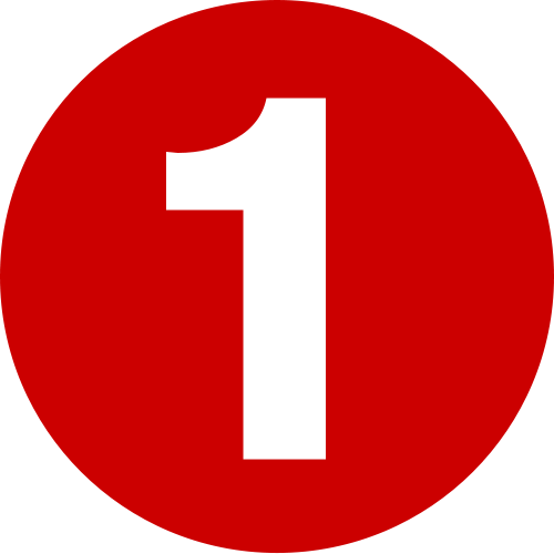 Picture - Number 1 - (500x500) Png Clipart Download