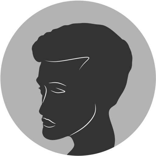 Portrait Of A Man Logo - Portrait - (820x820) Png Clipart Download