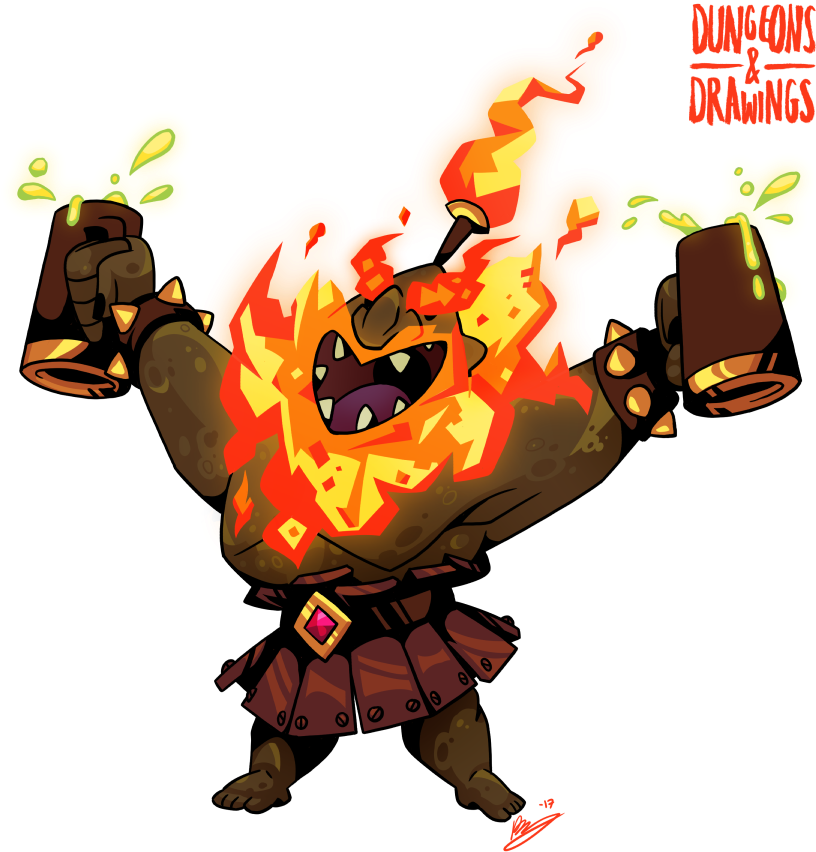 Azer - Elemental Plane Of Ash - (886x886) Png Clipart Download