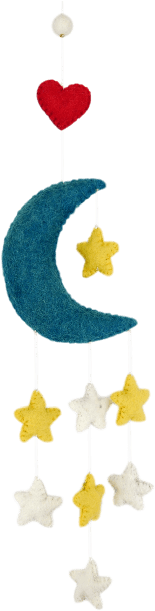 Moon & Stars Mobile - Emblem - (1000x1250) Png Clipart Download