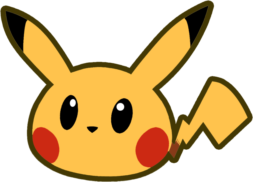 Pikachu Head By Twin-gamer - Pokemon Day - (894x894) Png Clipart Download