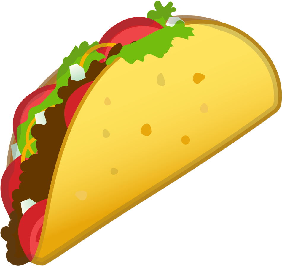 Taco Icon - Taco Emoji - (1024x1024) Png Clipart Download