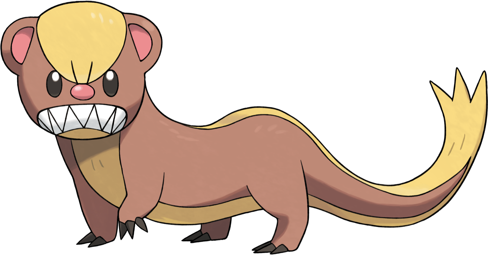Mongoose Clipart Weasel - Yungoos Pokemon - (1920x1051) Png Clipart ...