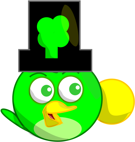 Lucky Greeny As An Angry Bird By Gumballfan95 - Cartoon - (800x600) Png ...