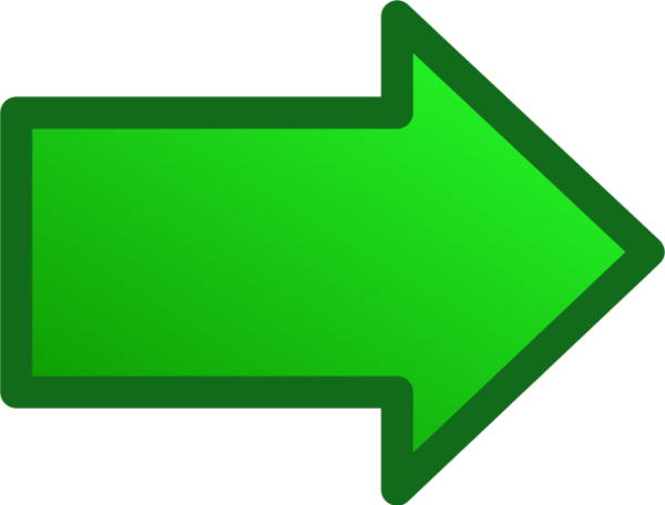 Arrow Right Vector Clip Art - Green Right Arrow Png - (600x456) Png ...