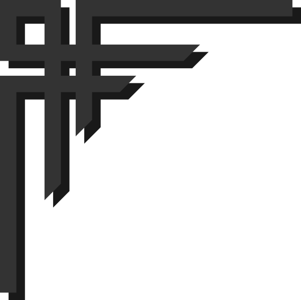 Corner Tab Clip Art - Modern Corner Border Png - (600x598) Png Clipart ...