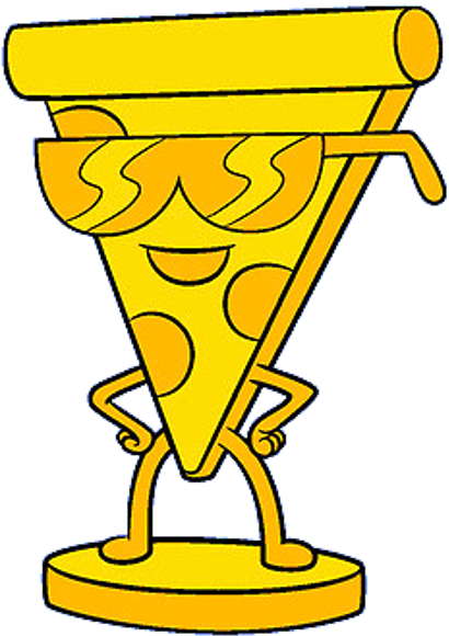 Pizza Steve Transparent Gif - (600x752) Png Clipart Download