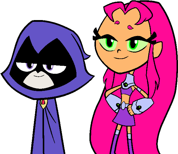 Raven, And Starfire By Pichu8boy2arts - Star Fire Teen Titans Go - Full ...
