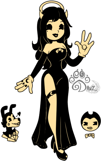 Formal Dress Batim By Gisselle50 - Bendy And The Ink Machine Alice ...