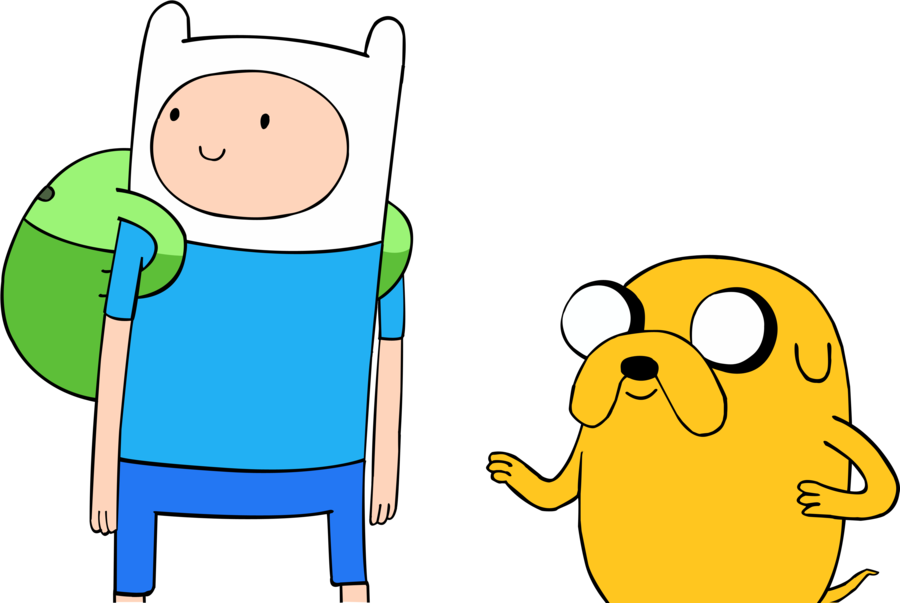 Image - Finn And Jake Transparent - (900x603) Png Clipart Download