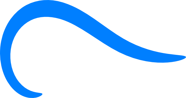 Curved Blue Line Png - (600x318) Png Clipart Download
