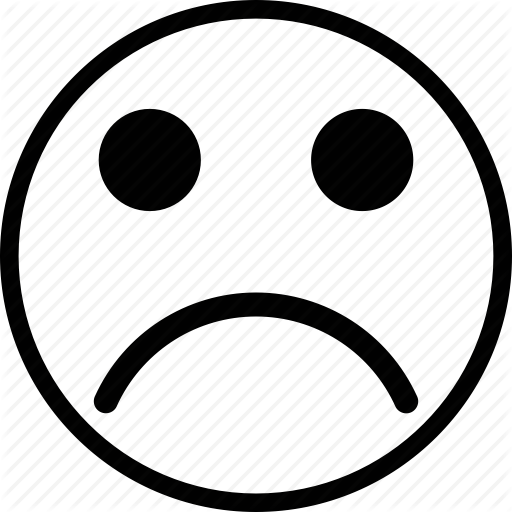 Sad Emoji - White Sad Face Emoji - Full Size PNG Clipart Images Download