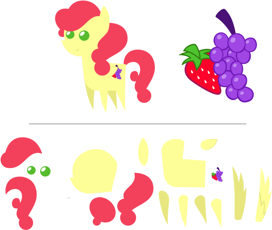 Strawberry Sunrise By Estories - Strawberry Sunrise Old Mlp - (947x844 ...