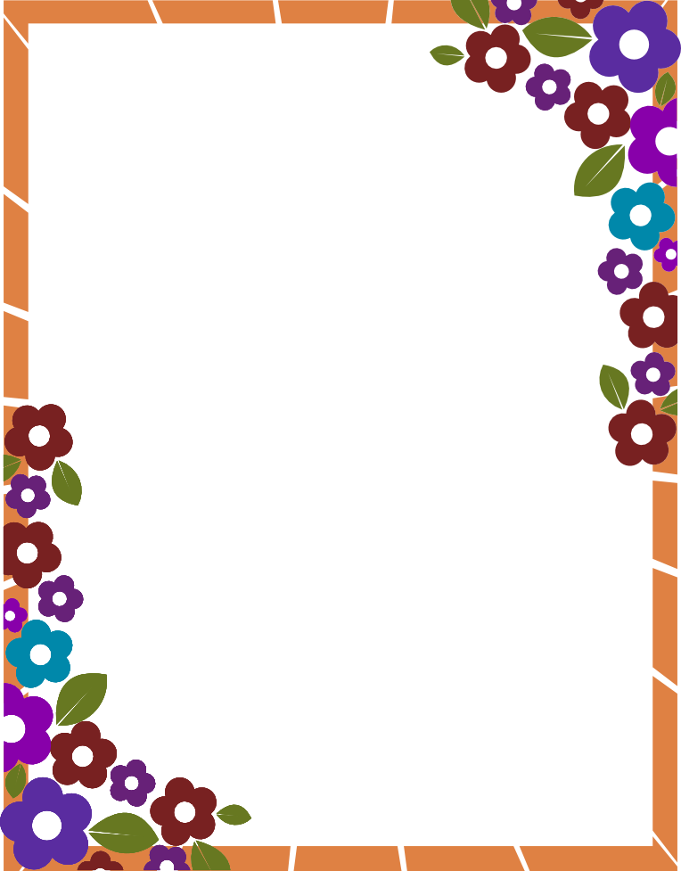 Marcos Y Bordes Flores La P 225 Gina De Inesita Hermosas - Marcos Y ...