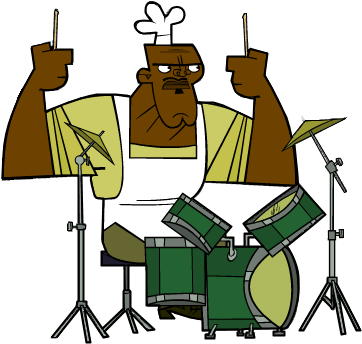 Chef Hatchet - Total Drama Chef Png - (375x374) Png Clipart Download