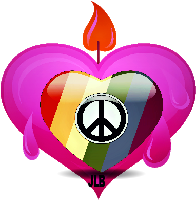 Peace Sign Within Hearts - Emblem - (400x400) Png Clipart Download