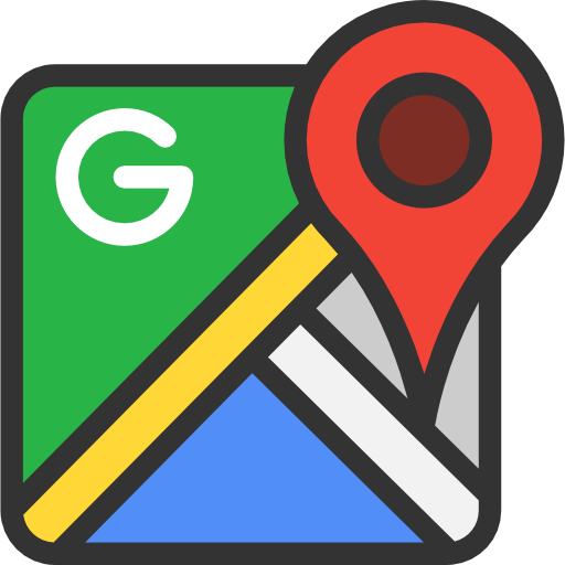Size - Google Maps Icon Transparent - (512x512) Png Clipart Download