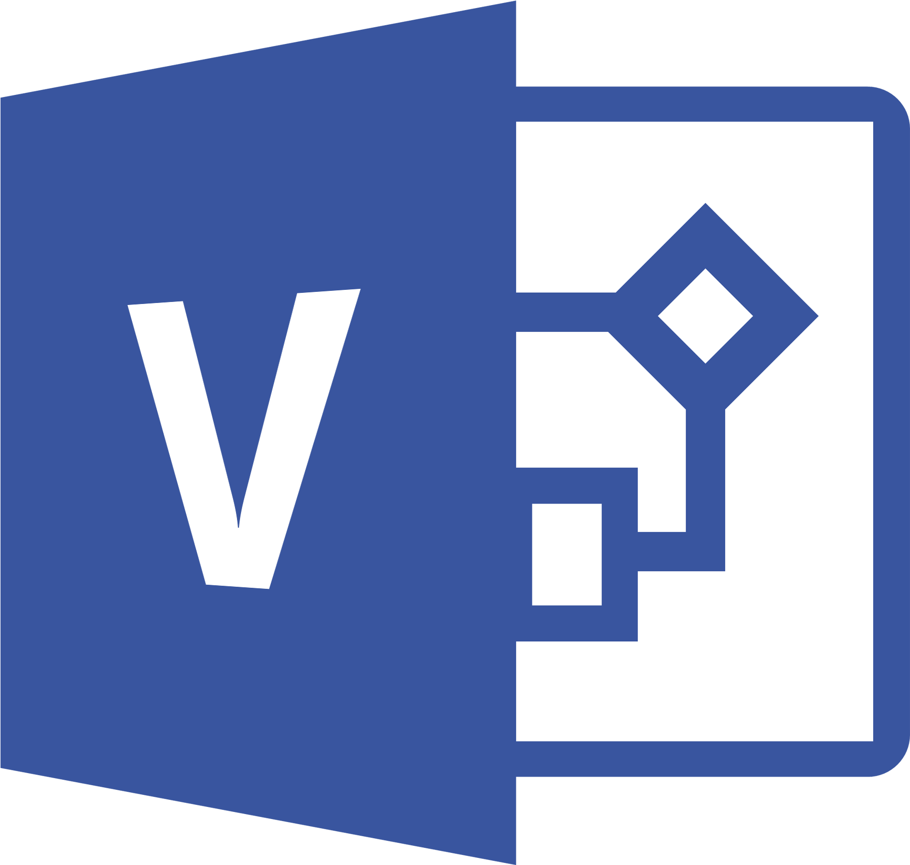 Microsoft Visio - Logos De Microsoft Visio 2016 - (2000x2000) Png ...
