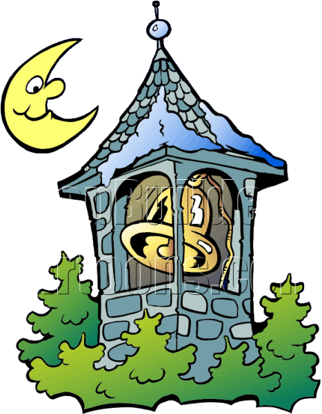 Bell Tower Cartoon Png - (600x600) Png Clipart Download