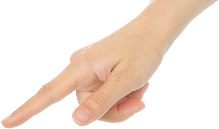 Good Hand Touch Png With Touch - Vogek 3-port Usb 3.0 Hub With 10/100 ...