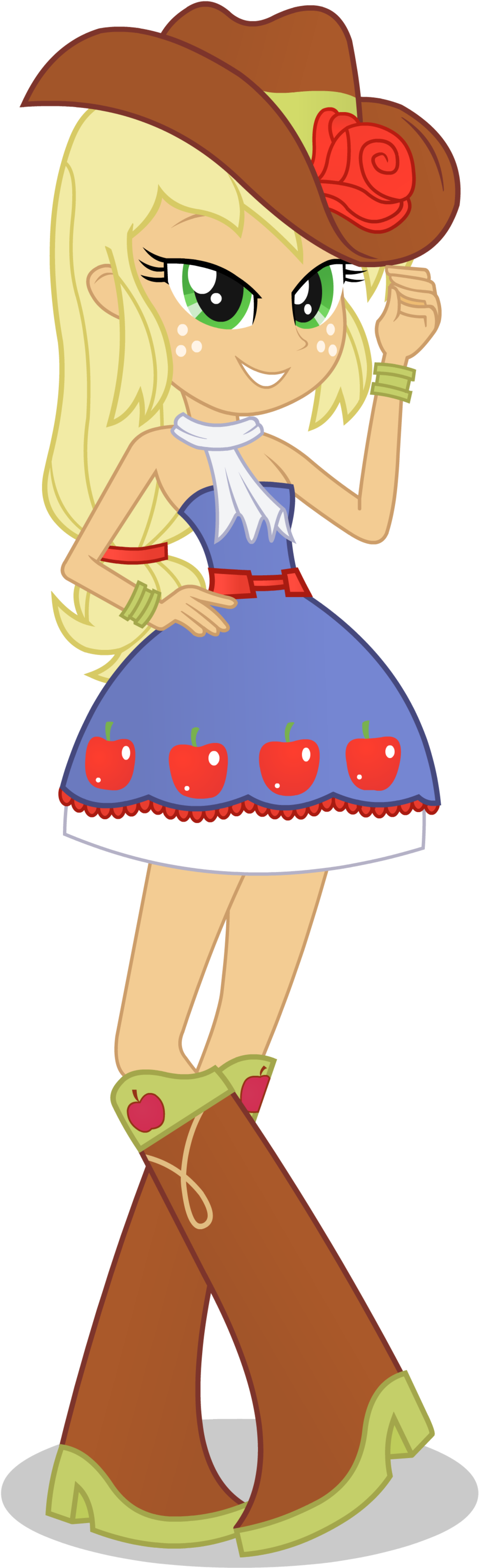 Applejack, Equestria Girls, Safe, Simple Background, - Mlp Equestria ...