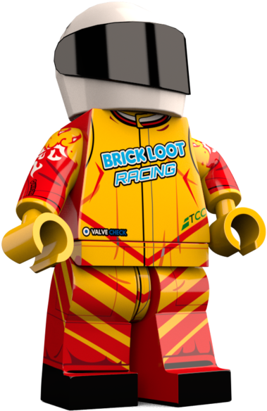 Brick Loot Exclusive Racer Custom Lego® Minifigure - Lego Minifigure ...