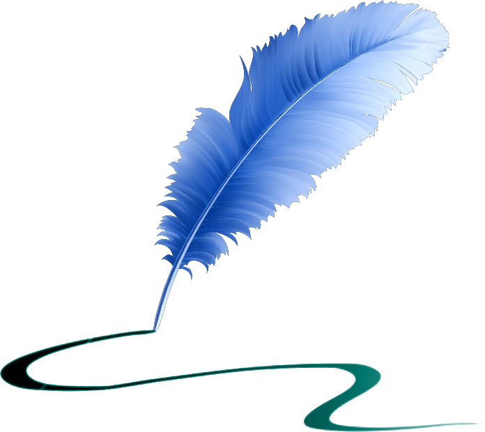 Write - Feather Writing Png - (696x620) Png Clipart Download