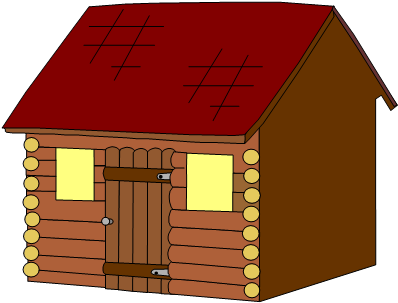 Free Stick House Clipart Three Little Pigs - House - (420x323) Png ...
