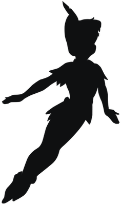 Dark Peter Pan Shadow Transparent Png Png Images - Peter Pan Silhouette ...
