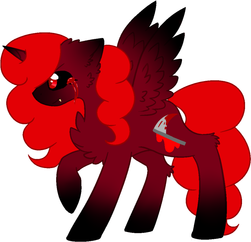 Bloody Scythe Ref Sheet By Mlpastafan230 - Illustration - (911x877) Png ...