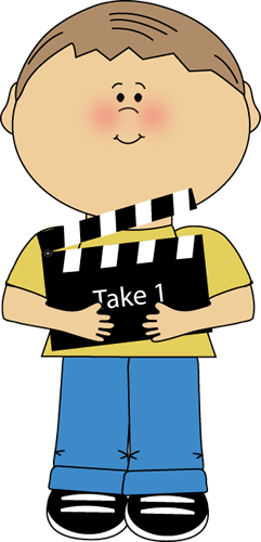 Boy With Movie Clapperboard - Clapper Board Animation Gif Transparent ...