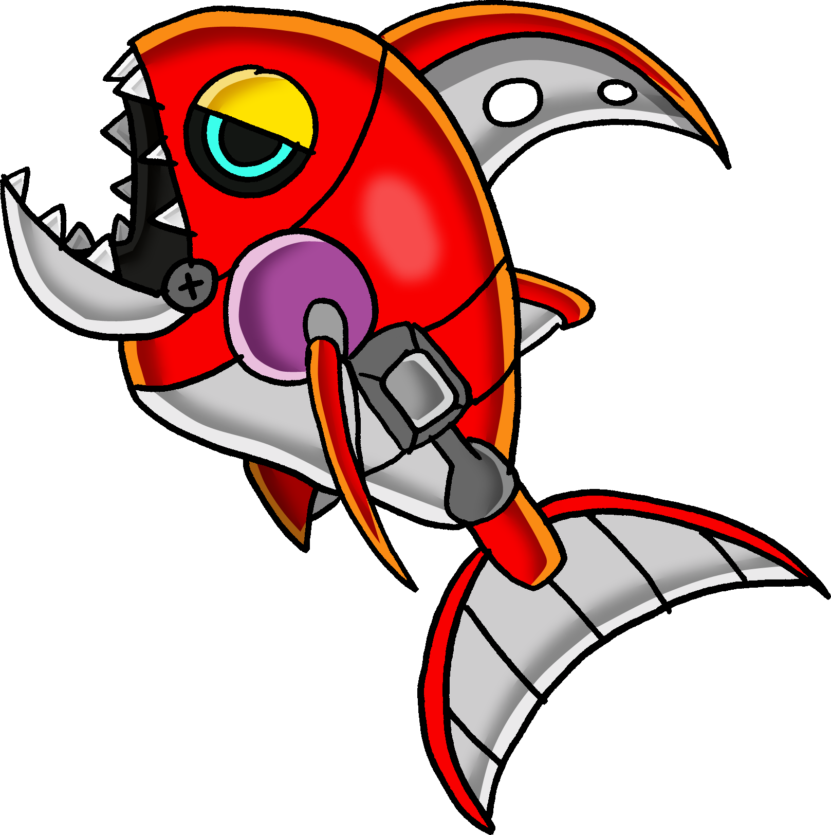 Chopper Tails19950 - Sonic The Hedgehog Chopper - (1617x1624) Png ...