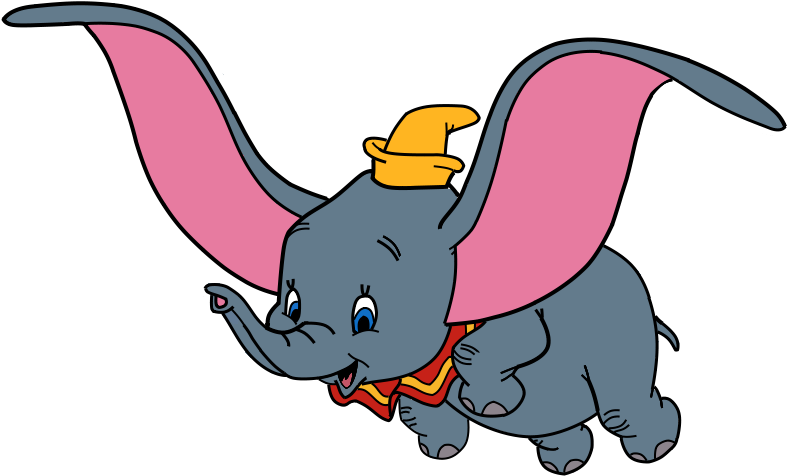 Dumbo - Dumbo The Elephant Flying - Full Size PNG Clipart Images Download